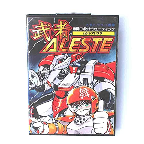 Aleste Game Cartridge 16 Bit MD Game Card With Retail Box For Sega Mega Drive For Genesis (Black)