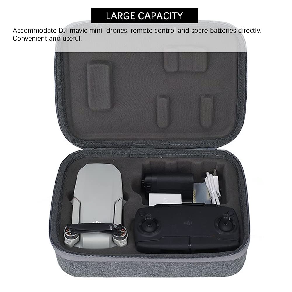 GLGLMA Handheld Carrying Case for πππ πππ―π’π ππ’π§π’ ππ«π¨π§π πππππ¬π¬π¨π«π’ππ¬, Waterproof Drone Storage Bag