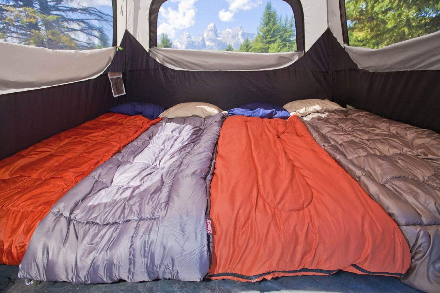 Coleman 6-Person Instant Tent Blue
