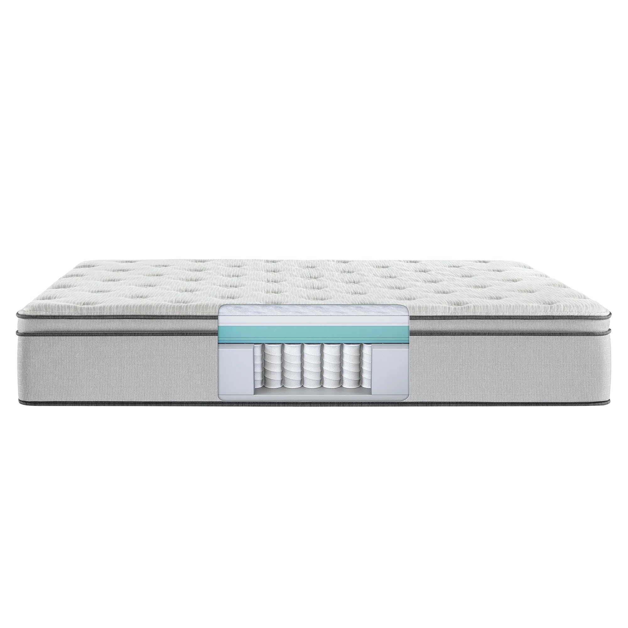 Beautyrest BR800 11.5 inch Twin Mattress - Hybrid Mattress with Cooling Gel Memory Foam and Pocketed Coils - Motion Separation and Temperature Control - Medium Feel - Twin Size Mattress Only