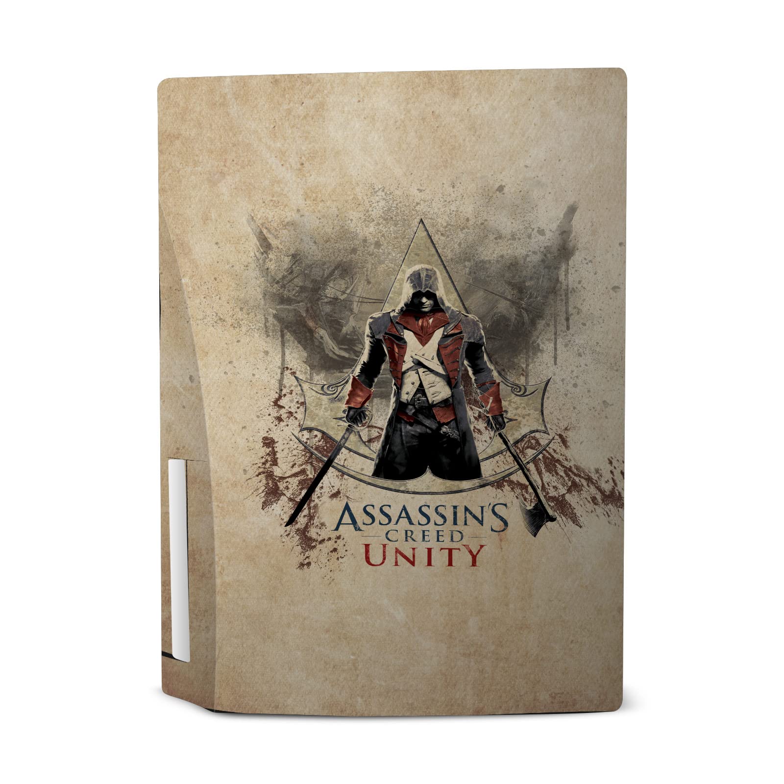 Head Case Designs Officially Licensed Assassin's Creed Arno Dorian Unity Key Art Vinyl Faceplate Sticker Gaming Skin Decal Cover Compatible With Sony PlayStation 5 PS5 Disc Edition Console