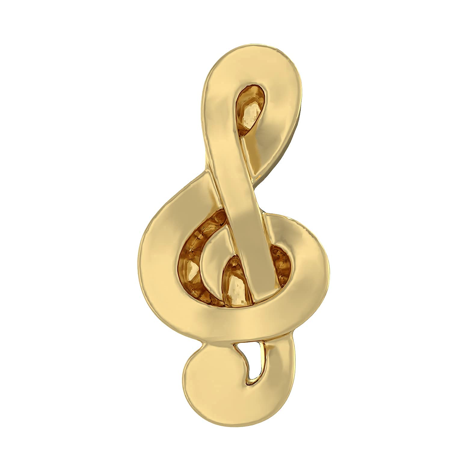 Adastra Blings Music Note Tooth Gems 18k Yellow Gold over 925 Sterling Silver Treble Clef instruments Nail Stickers
