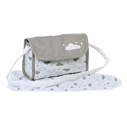 ADORA Baby Doll Diaper Bag with Sturdy Straps, Includes Changing Mat and 2 Doll Diapers (Fits 13" Dolls), Birthday Gift for Ages 3+ - Twinkle Stars