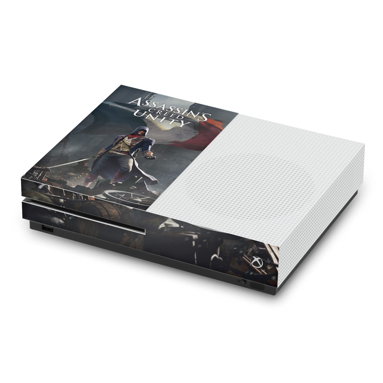 Head Case Designs Officially Licensed Assassin's Creed Arno Dorian French Flag Unity Key Art Matte Vinyl Sticker Gaming Skin Decal Cover Compatible With Xbox One S Console