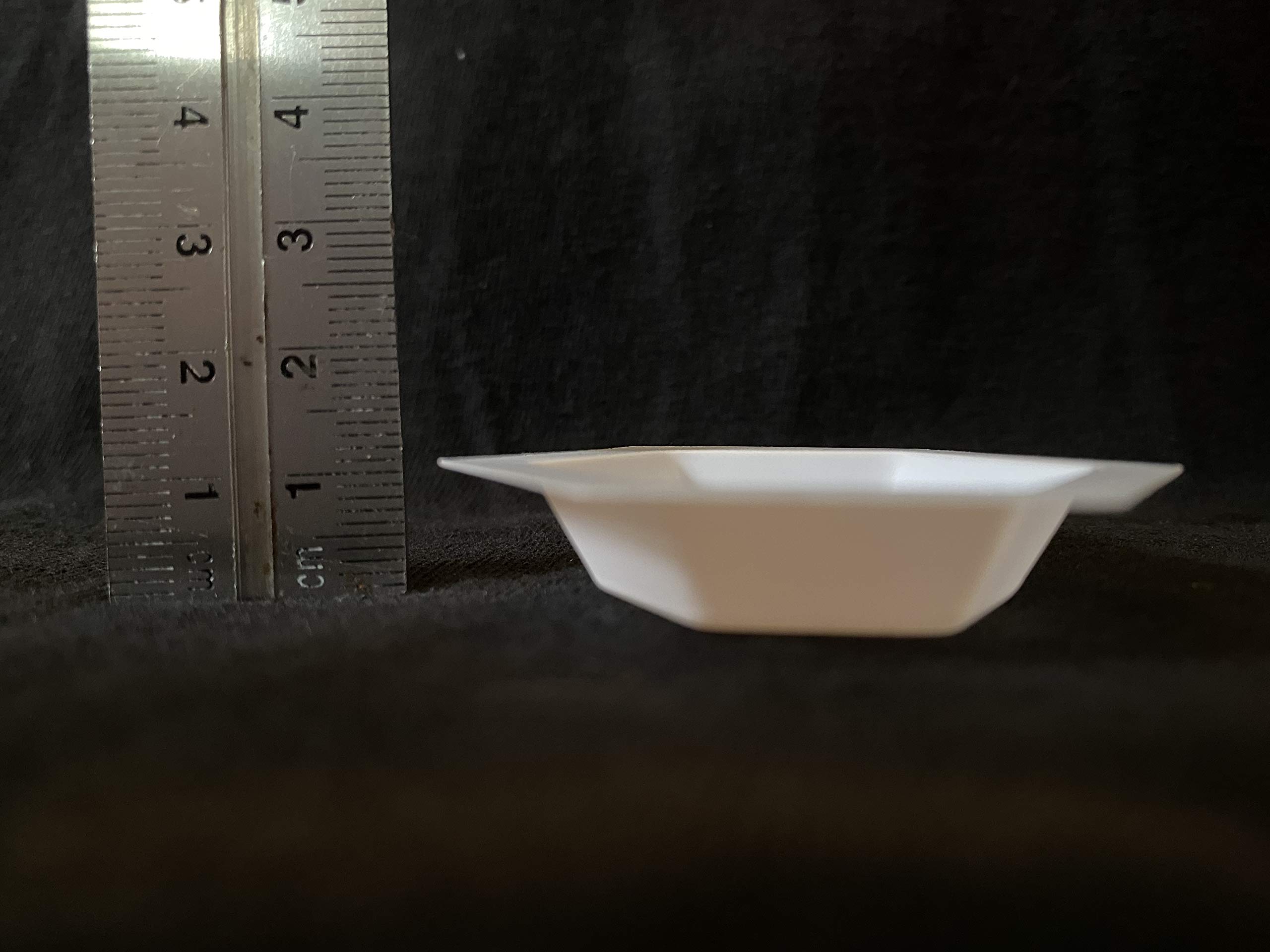 Hexagonal Weighing Boats, W-H38-WA-500, 38mm, Small, White Anti-Static, Pack of 500