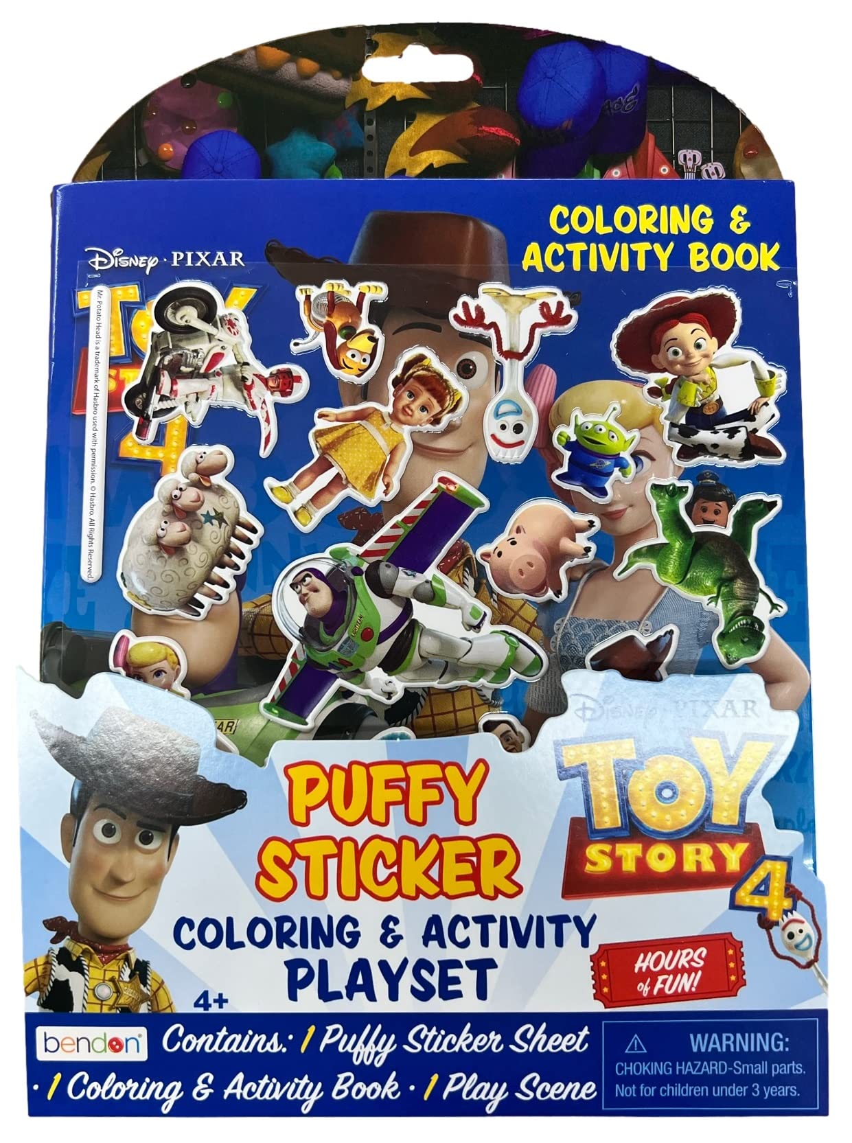 Assorted Licensed Puffy Sticker Coloring and Activity Play Set