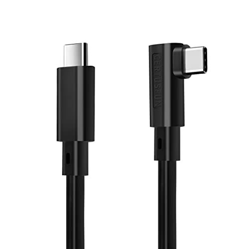 Certusfun Link Cable Compatible for Quest 1 2 Pico 4, 16 FT VR Headset Cable Accessories for Steam VR Games, USB 3.2 Gen 1 Type C to C High Speed Data Transfer Cord for Gaming PC (Black)