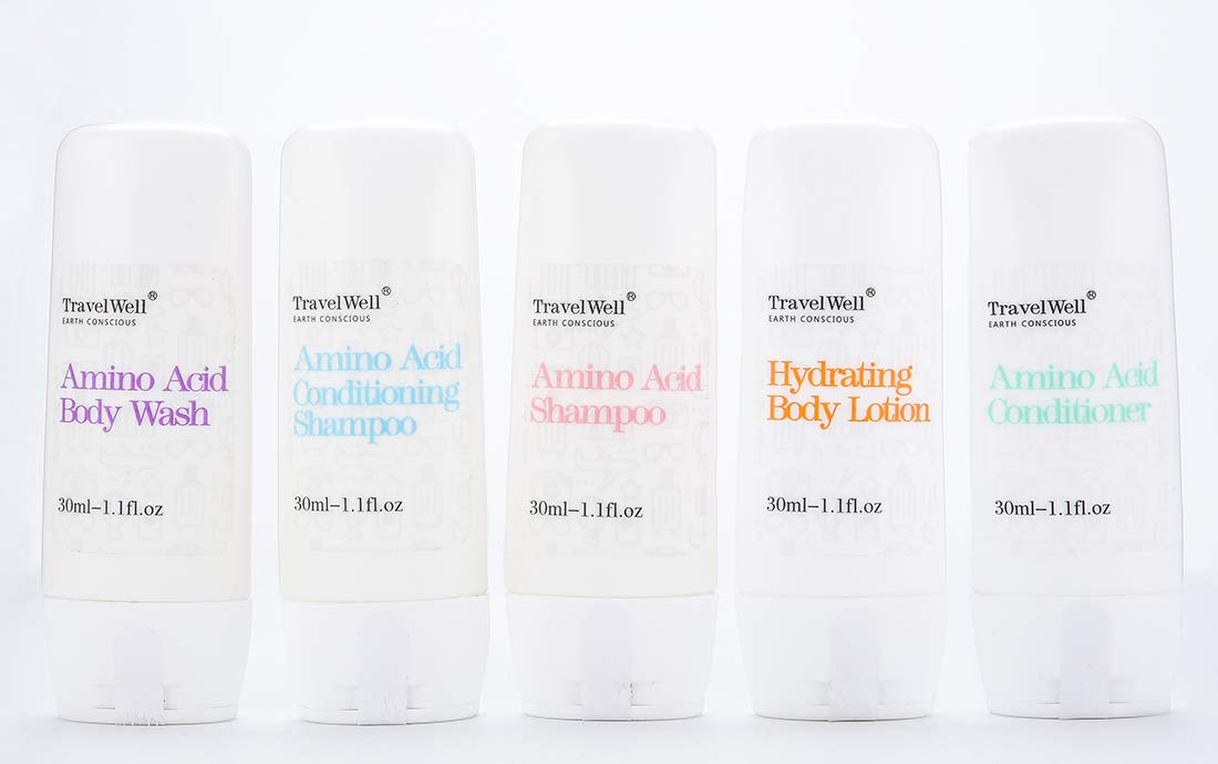 Travel Well Hotel Toiletries Amenities Travel Size Guest Shampoo 1.0 Fl Oz/30ml, Individually Wrapped 50 Bottles per Box