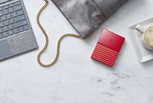 WD 2TB Red My Passport Portable External Hard Drive - USB 3.0 - WDBYFT0020BRD-WESN (Renewed)