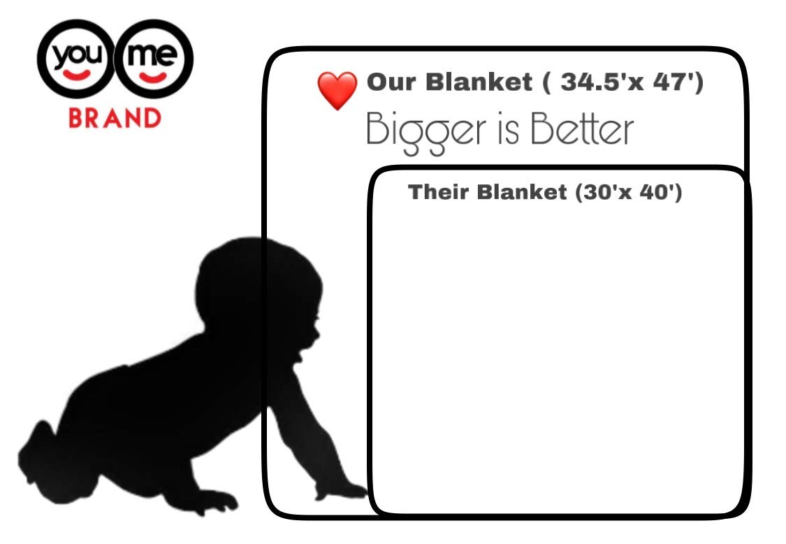 Baby Blanket - Super Soft Blanket for Girls & Boys. Large Blanket (34.5"x47") Warm Throw Blanket for Cribs & Strollers, Receiving Blanket, Gray with White Star Blanket