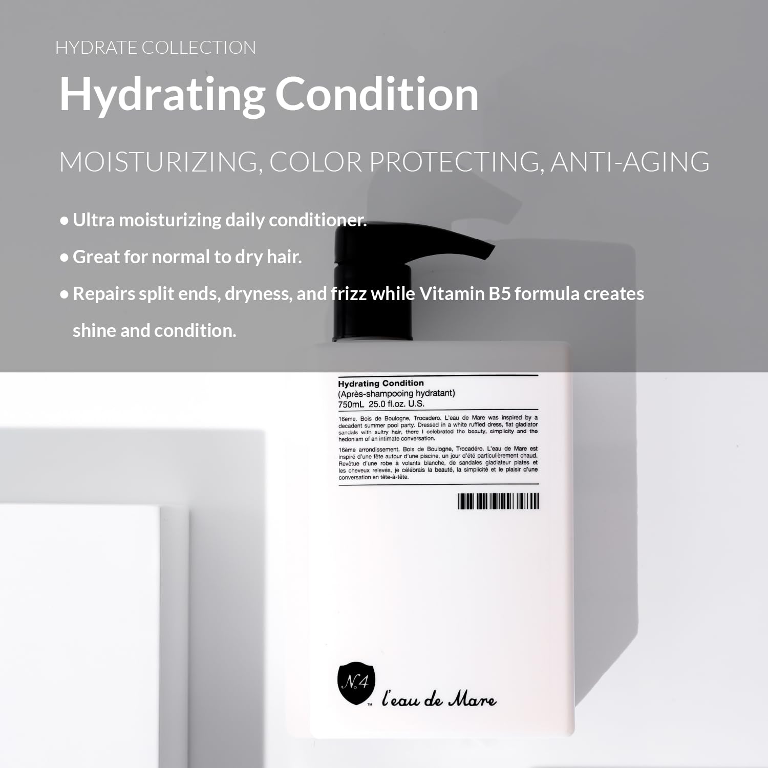 Number 4 Mini Hair Conditioner, Deep Conditioner, Travel Size Hydrating Condition, 1.5 oz