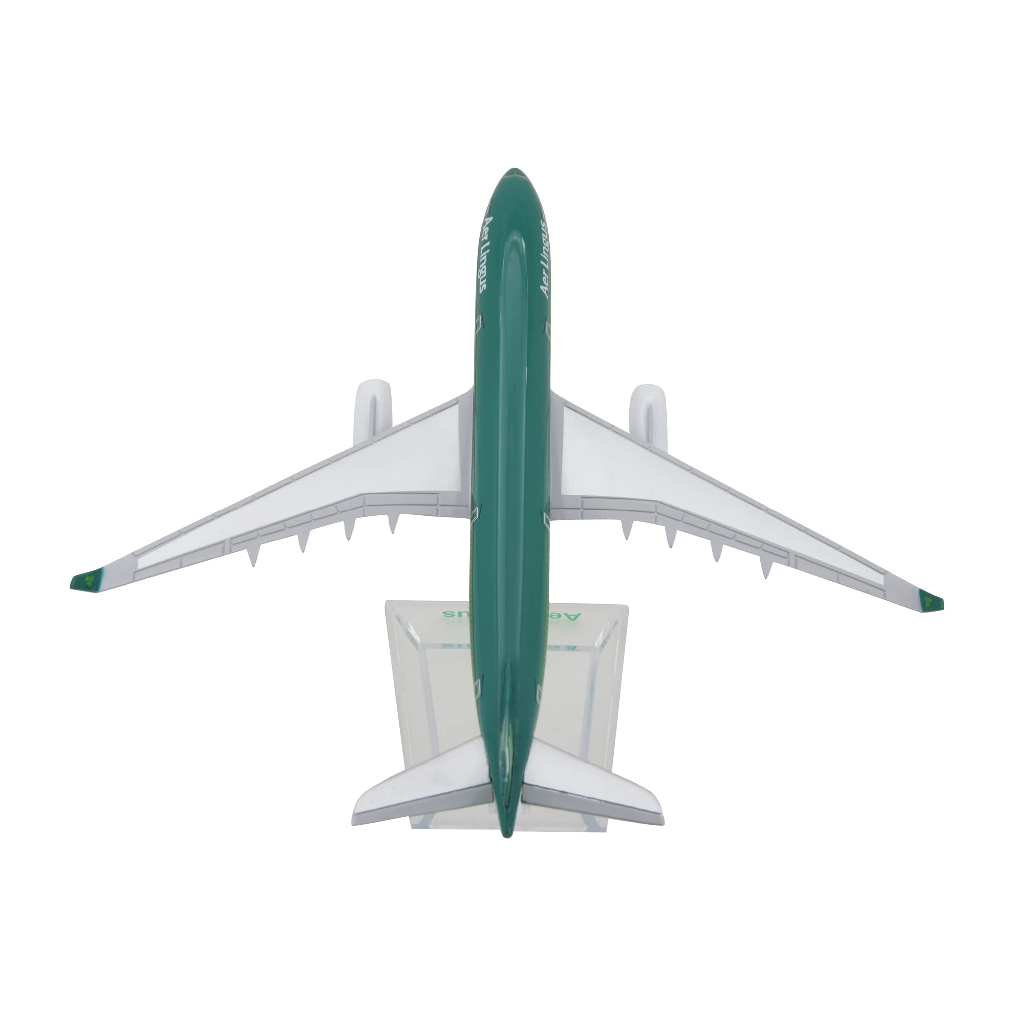 TANG DYNASTY 1:400 Air Bus A330-300 Ireland AER Lingus Metal Airplane Model Plane Toy Plane Model (Green)