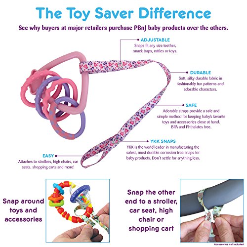 Stop The Dropsy 3-in-1 Pack for Sippy Cup, Pacifier, Toys (Gray Love)