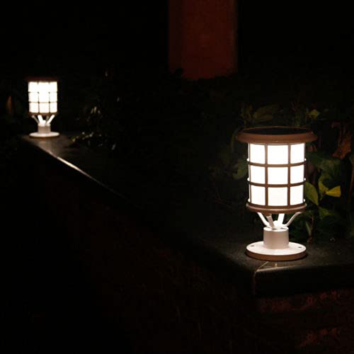 MHCZBGY Home Outdoor Pillar Light Garden Villa Decorative Lamp Outdoor Garden Villa Pillar Lights Waterproof Solar Column lamp LED Courtyard Column Light
