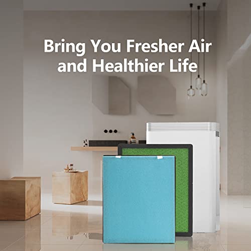 FMDZFL P500 Replacement Filter Compatible with PURO-XYGEN P500 Purifier, and KJ203/PETS 300/APD801 Purifier, 4-in-1 High-Efficiency Filters