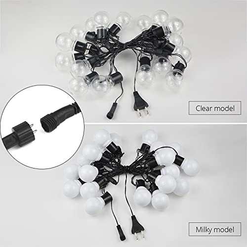 Christmas Lights,Globe Bulb Solar Fairy String Light, for Party Holiday Garden Garland Christmas Decorations Home Outdoor Light Street Wedding 5M-20Led