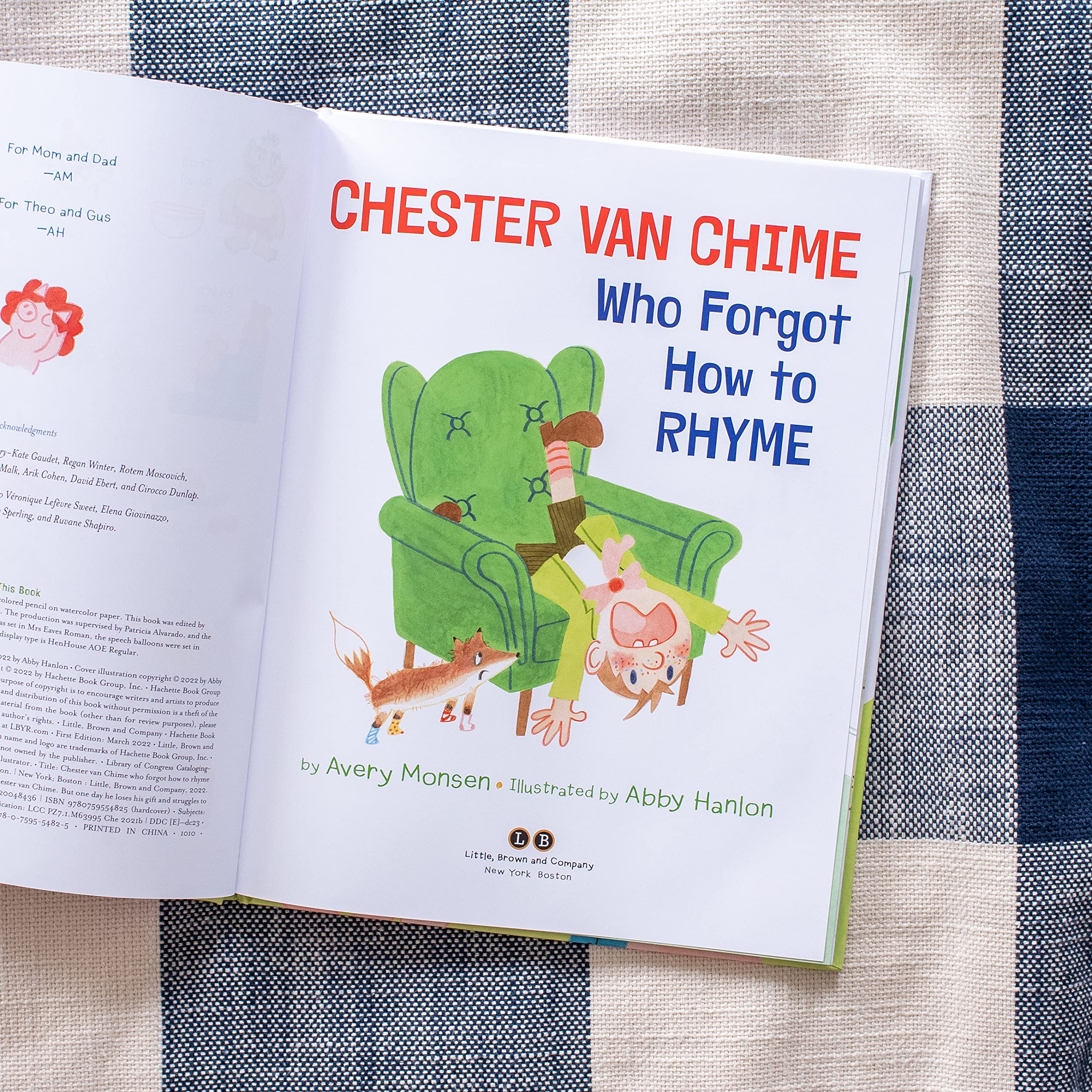 Chester van Chime Who Forgot How to Rhyme