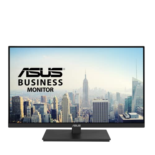 ASUS 27β 1080P Docking Monitor (VA27ECPSN) β Full HD, IPS, 75Hz, Adaptive-Sync, Speakers, Eye Care, Low Blue Light, Flicker Free, RJ45, USB-C, DisplayPort, HDMI, Height Adjustment, VESA Wall Mountable