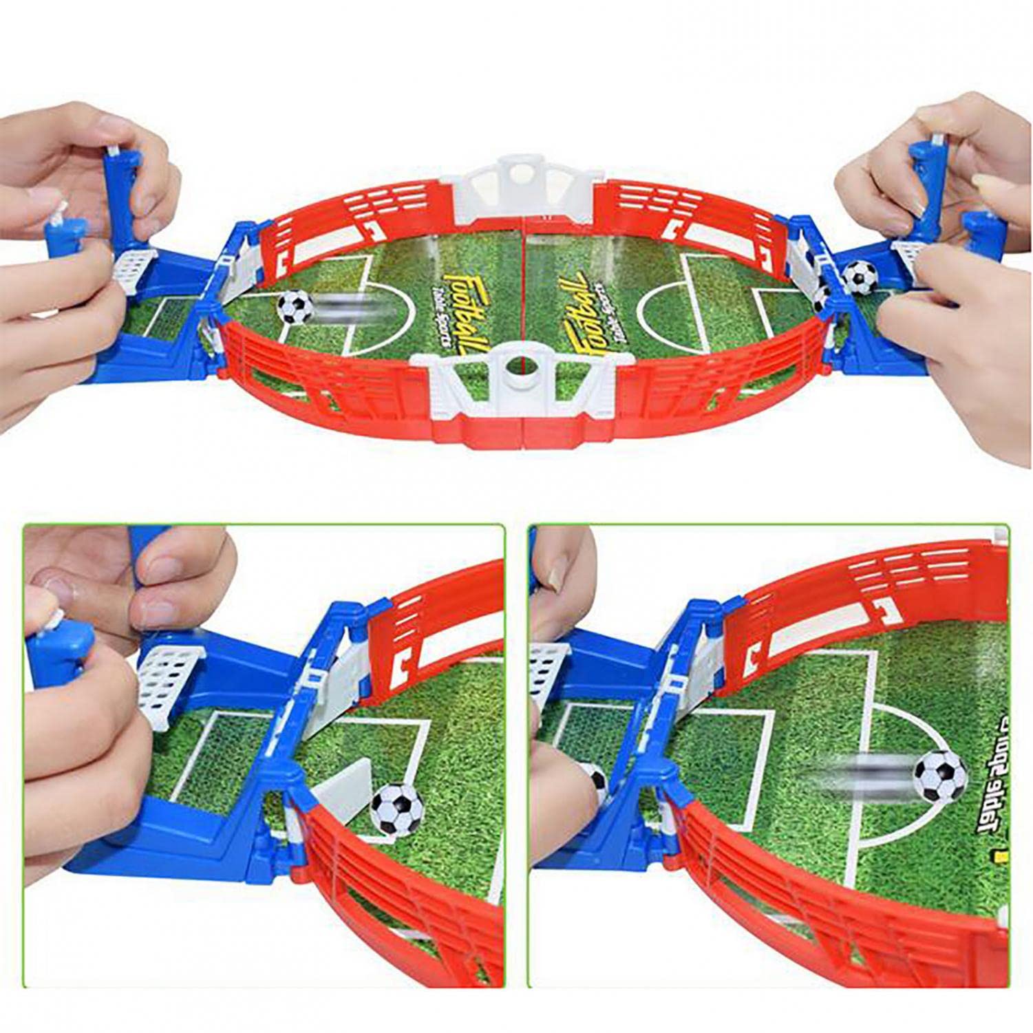 Fooseballs Table Mini Tabletop Soccer Game Tables Foosball Table for Kids Competition Sports Games Mini Football Board Match Game kit LANNAO