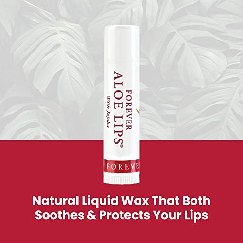 Forever Living - Forever Aloe Lips - Ultimate Lip Care for Any Weather - Moisturizing Lip Balm with Aloe, Jojoba & Beeswax - Vegan - Pack of 12