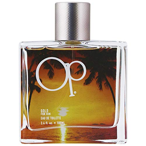 Ocean Pacific Gold 3 Piece Eau De Toilette Gift Set for Him