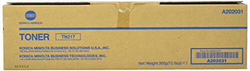 Konica-Minolta Genuine OEM Brand Name KMBS Toner Cartridge for Bizhub 223/283 A202031 (17.5K Yield) TN217