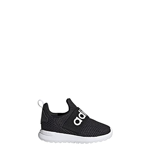 adidas Lite Racer Adapt 4.0 Running Shoes, Black/Black/White, 6.5 US Unisex Big Kid