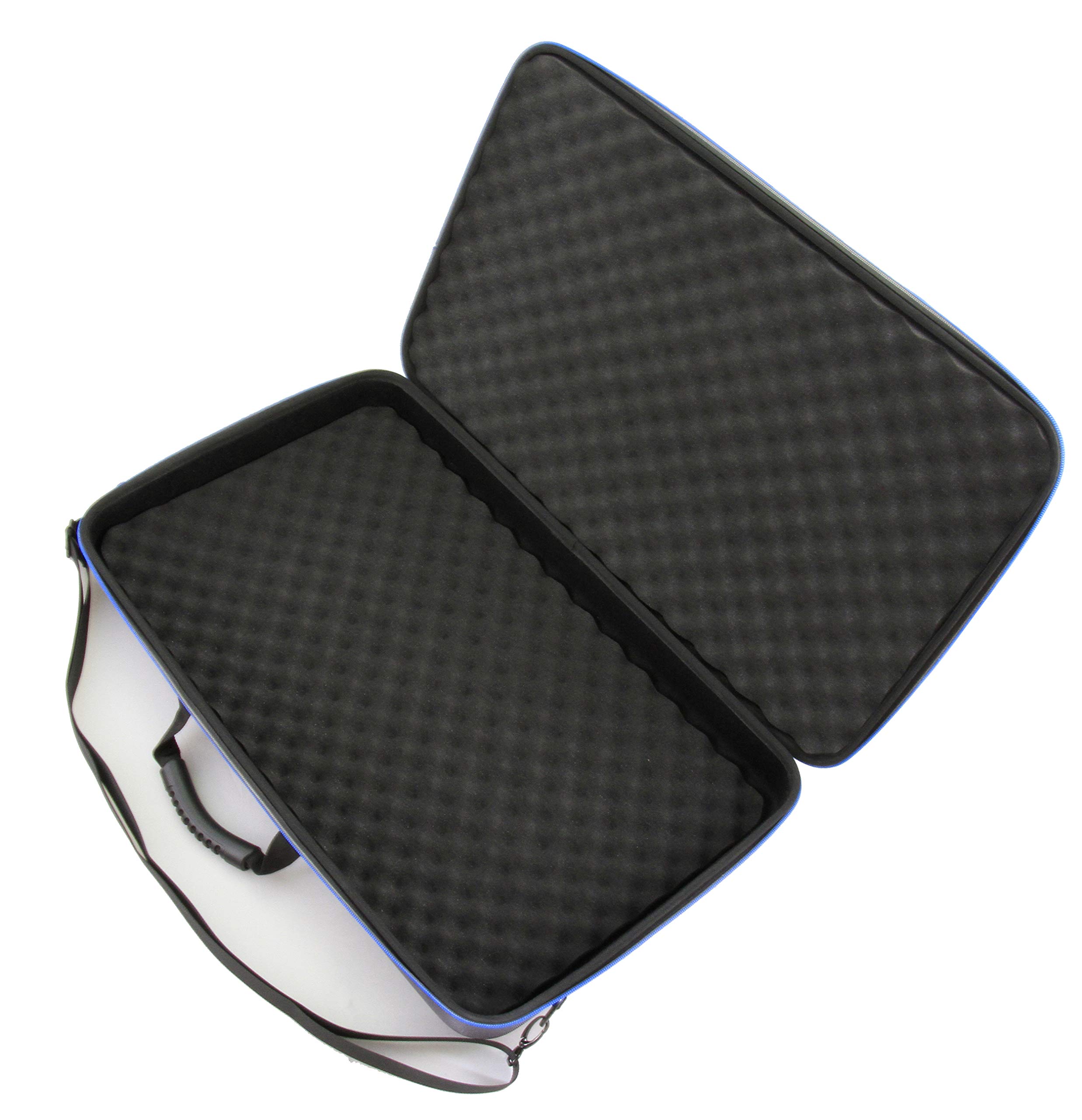 CASEMATIX DJ Controller Case Compatible with Pioneer DJ Controller DDJ-SR, SR2, REV1, DDJ-REV1, FLX4, Denon MC4000, Numark NVII, Mixtrack Pro3, NV Platinum With Adjustable Shoulder Strap