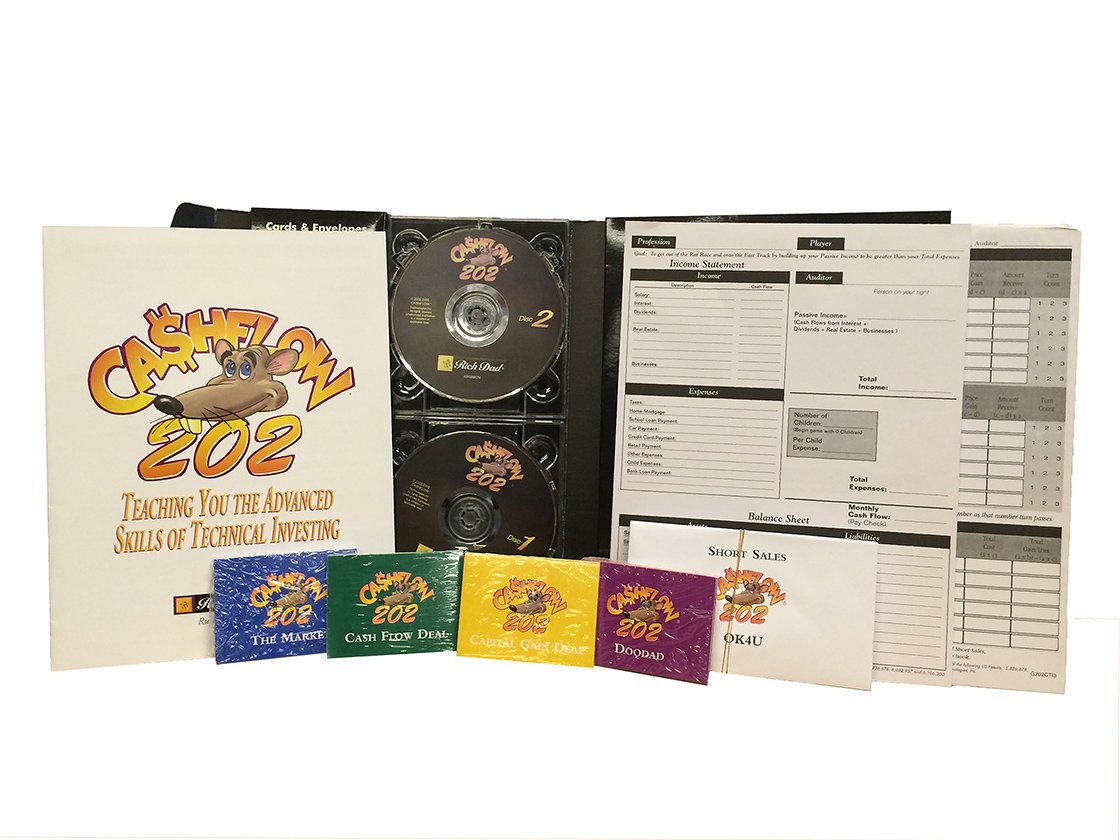 CASHFLOW 101 & CASHFLOW 202 INVESTMENT BOARD GAME - BY ROBERT KIYOSAKI FROM RICH DAD POOR DAD