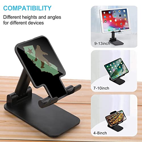California Bigfoot Foldable Desktop Cell Phone Holder Portable Adjustable Stand for Travel Desk Accessories
