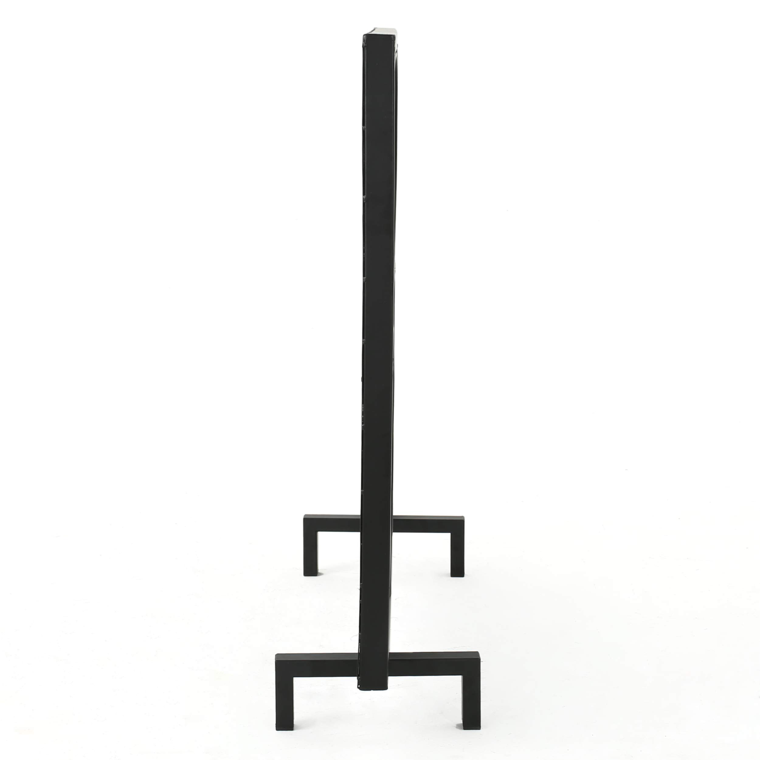 Christopher Knight Home Valeno Single Panel Iron Fireplace Screen, Black