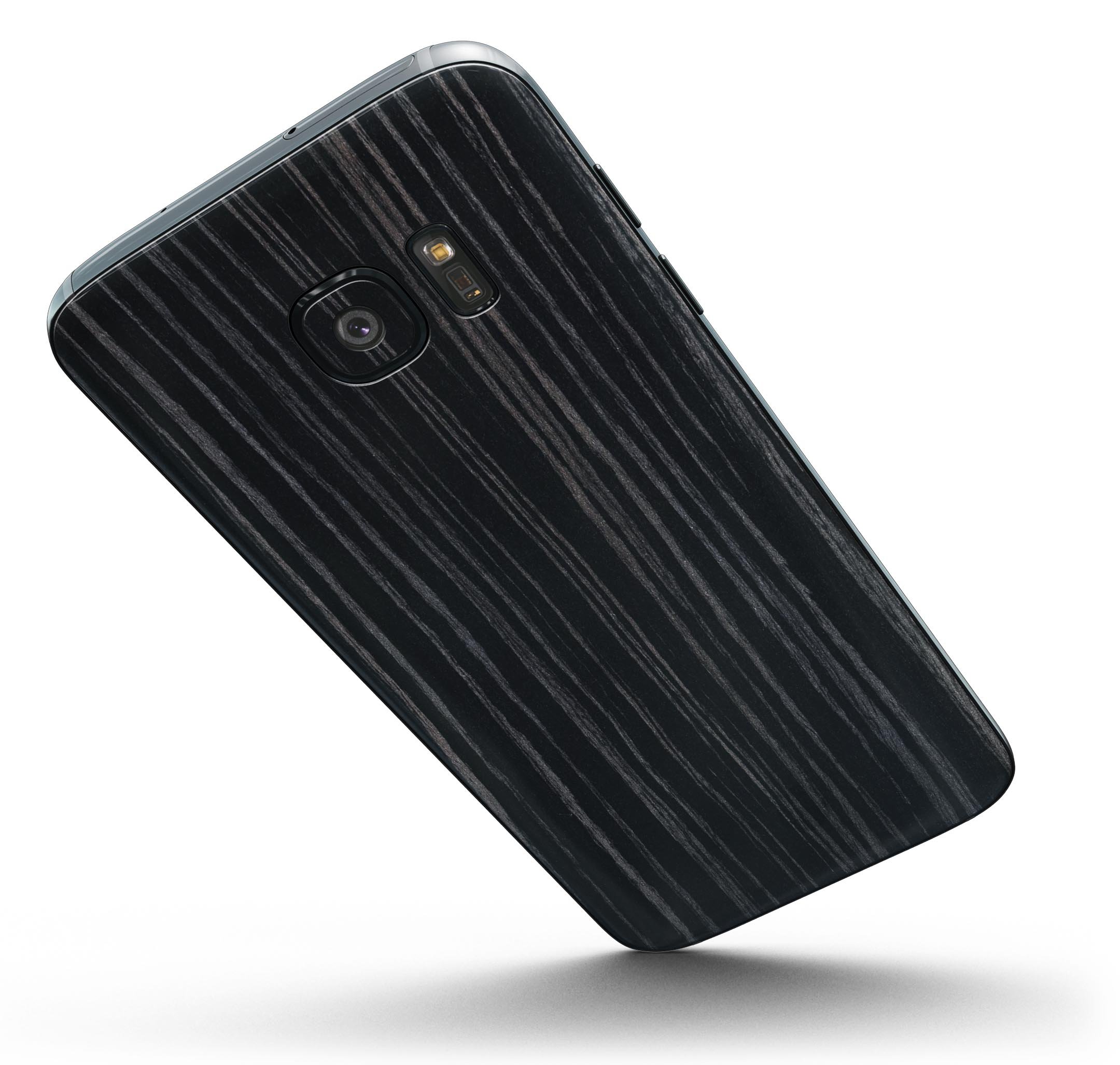 Design Skinz Design Skinz Black Wood Texture Full-Body Wrap Decal Skin-Kit for The Galaxy S8