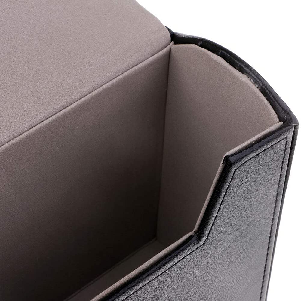UltraZhyyne - Collection Storage Box PMG Graded Banknotes Currency Holder Paper Money Organizer Leather Case Boxes Collector Gifts [ Blue ]