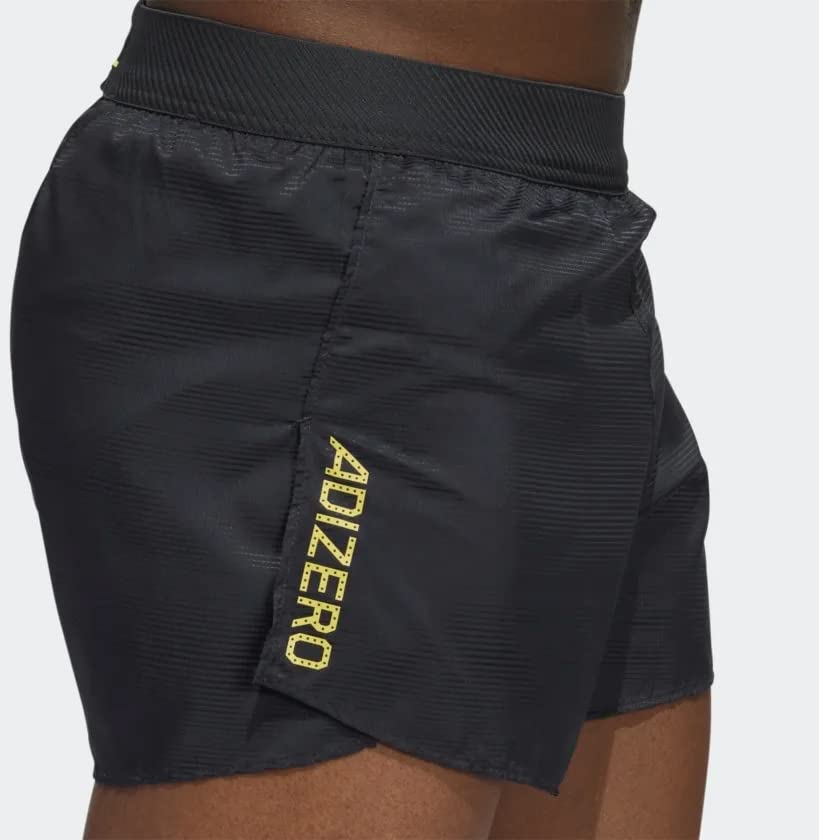 adidas Men's Adizero Engineered 3-Inch Split Shorts, Black, Medium