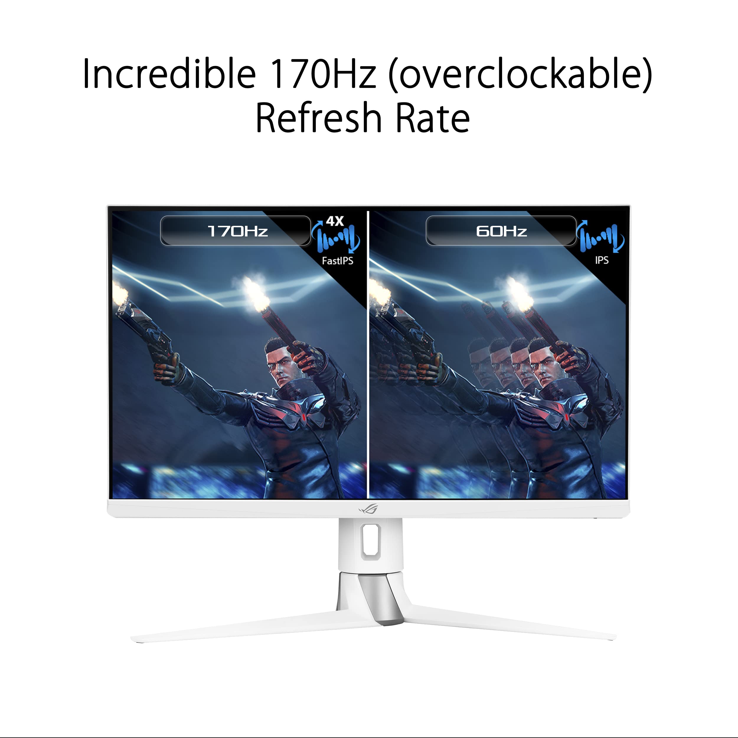 ASUS ROG Strix XG27AQ-W 27” 1440P HDR Gaming Monitor - White, QHD (2560 x 1440) (Renewed)