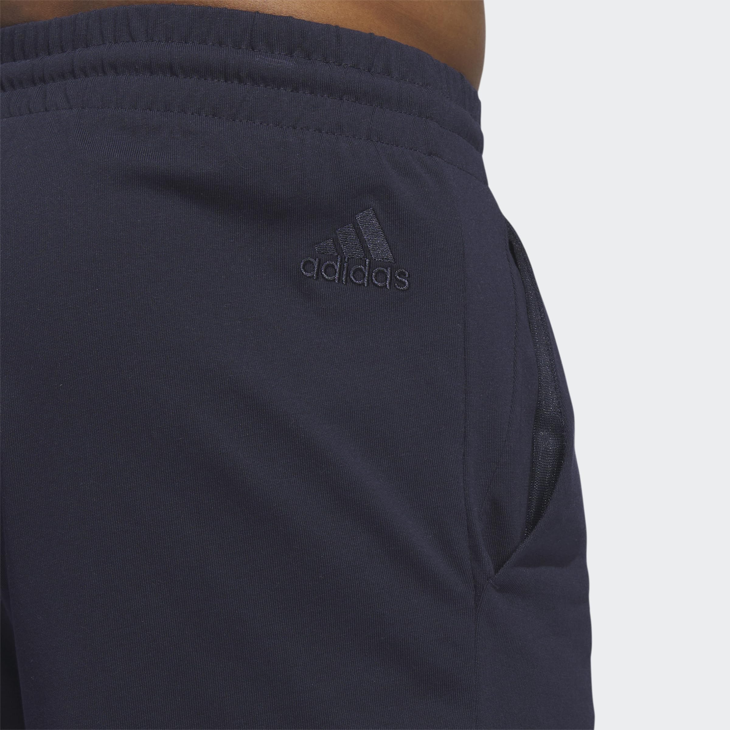 adidas Men's AEROREADY Essentials Single Jersey Linear Logo Shorts, Black, Large