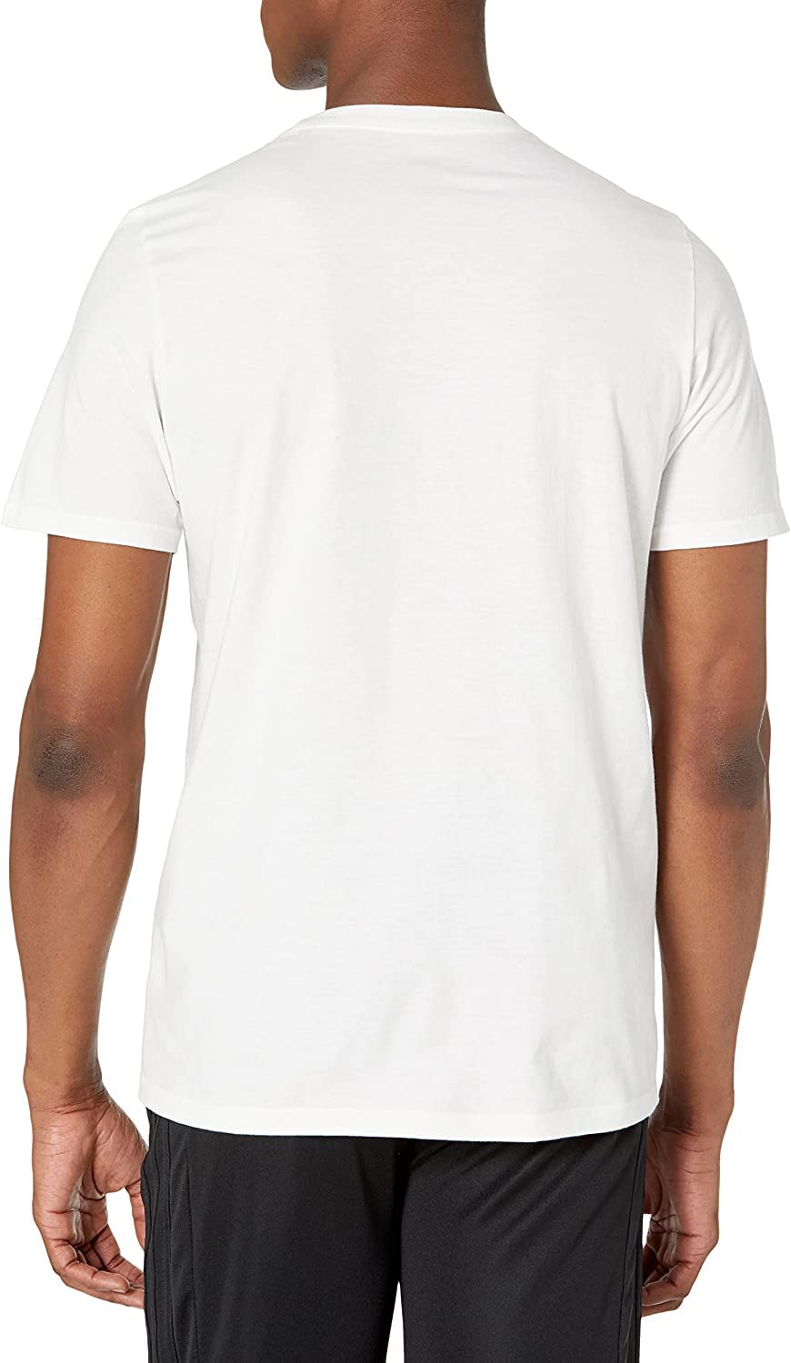 adidas Men's Camo Badge of Sport Graphic Tee, White, Medium