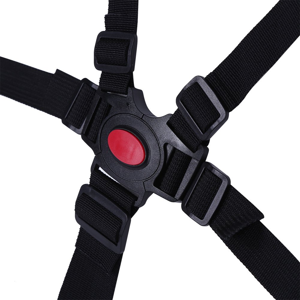 Universal Baby Safety Strap Infant, 5 Points Security Harness Belt for Toddler Child Stroller High Chair Pram