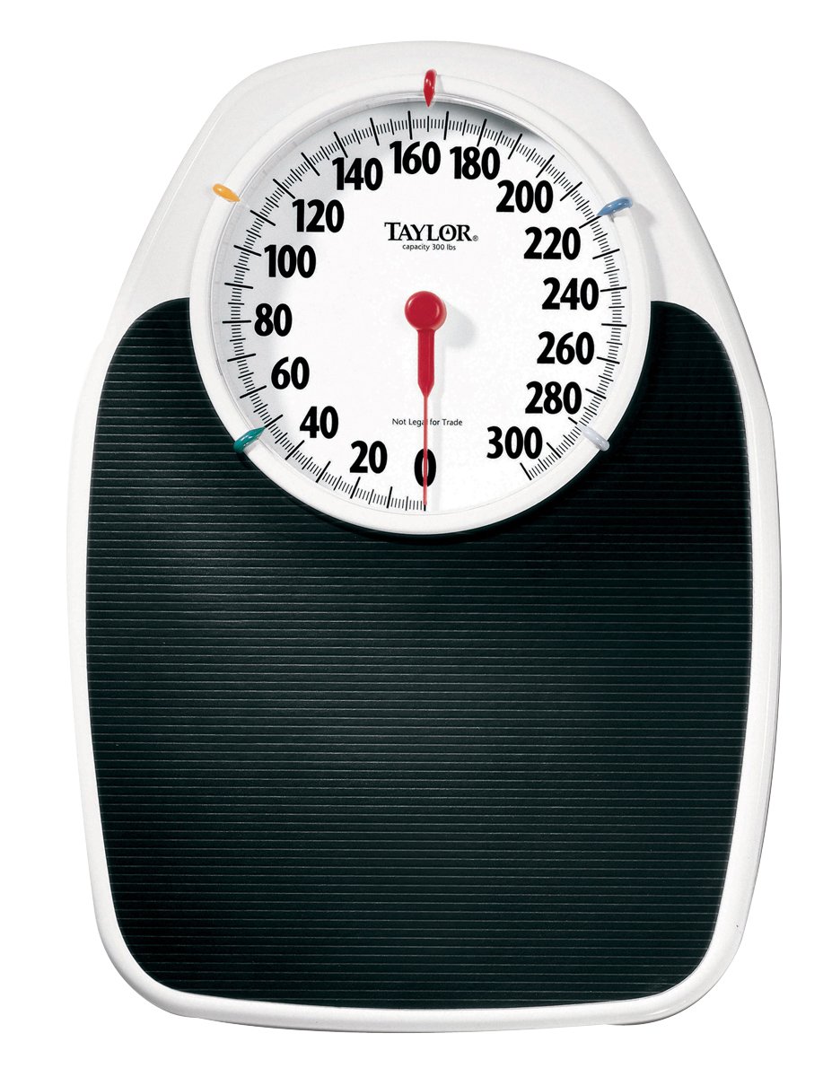 Baseline 12-1320 Large Dial Scale, 330 lbs Capacity, 6.5" Dial on 17" x 11" Platform