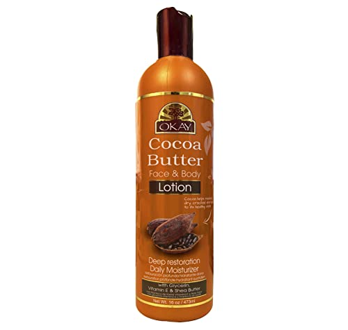 OKAY COCOA BUTTER HAND and BODY LOTION 16oz/473ml