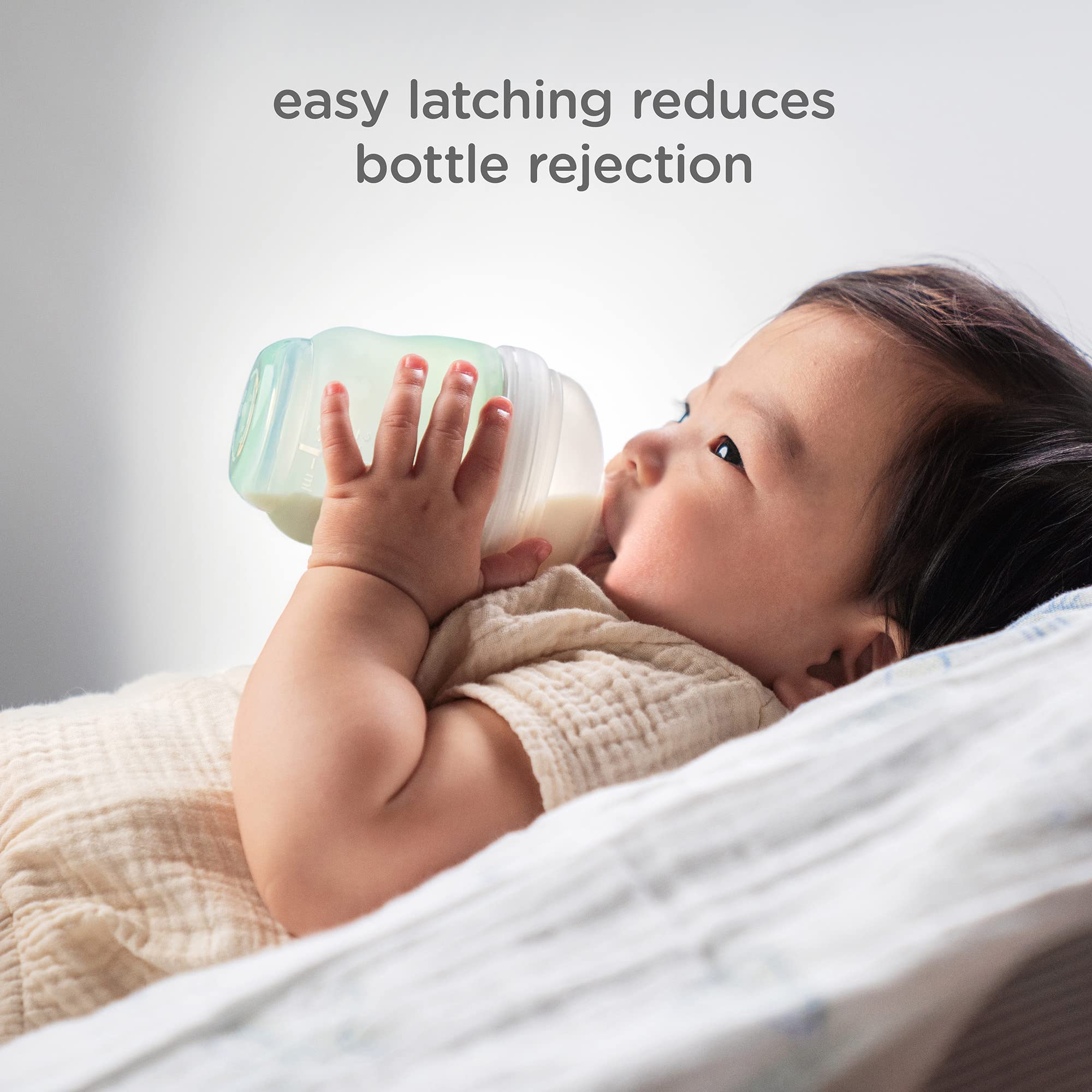 Olababy Gentle Baby Bottle (4oz, Mint)