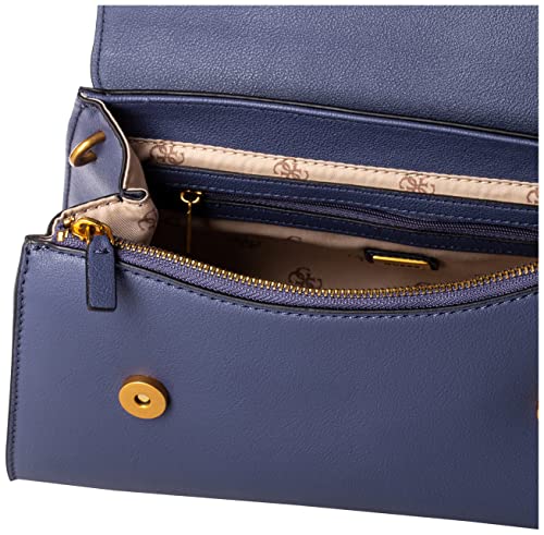 GUESS Enisa Top-Handle Flap Blue Moon One Size