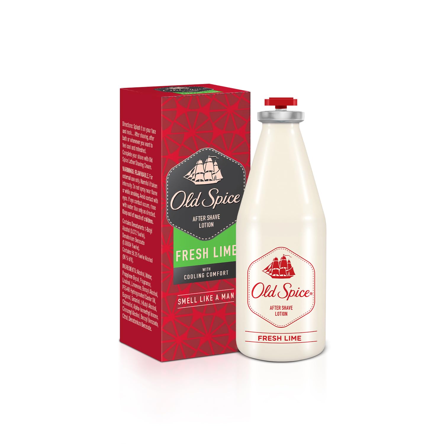 Old Spice After Shave Lotion, Fresh Lime 50ml