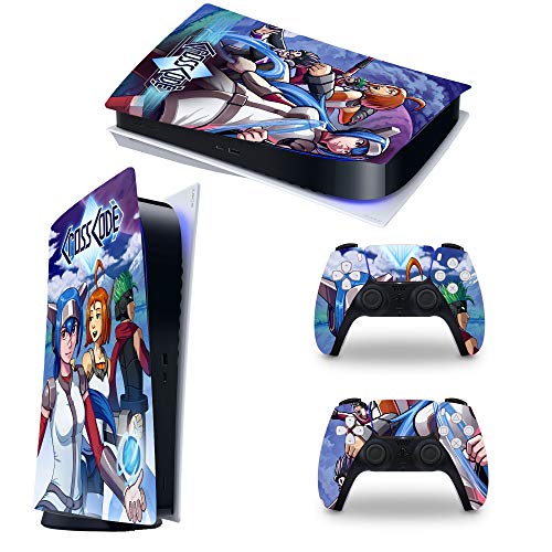 Adventure New World PS5 Digital Edition Whole Body Vinyl Skin Sticker Decal Cover for Playstation 5 Digital Edition System Console and Controllers