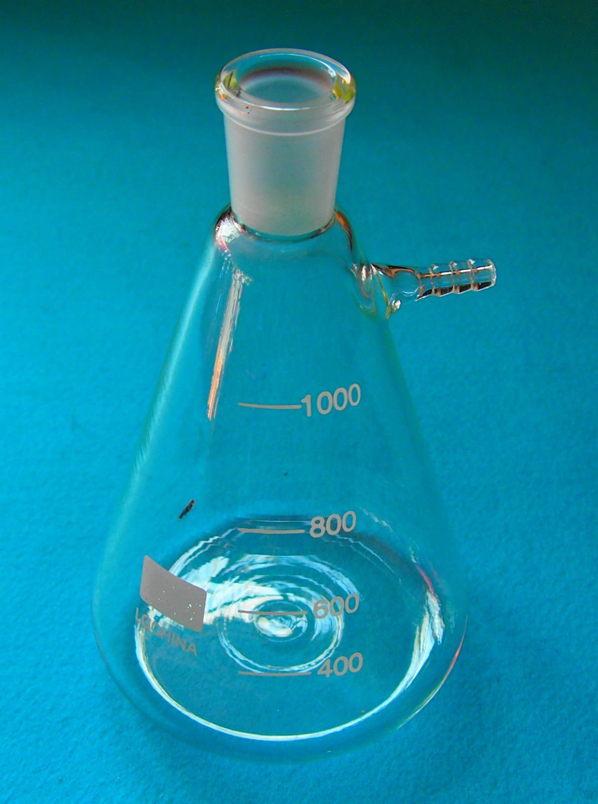 Deschem 1000ml,24/40,Glass Filter Suction Flask,1L Lab Filtration Bottle
