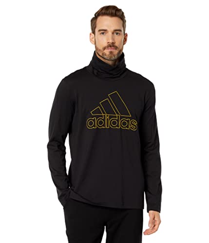 adidas Men's Future Icon Embroidered Badge of Sport Long-Sleeve, Black, X-Large