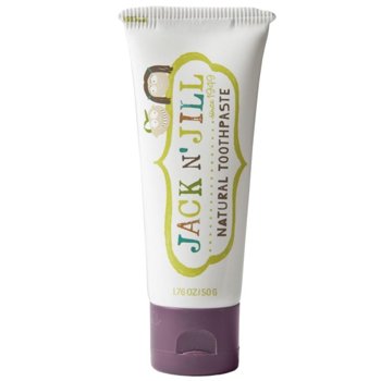 Jack N' Jill Toothbrush and Toothpaste Bundle - 2 Items: Bunny Toothbrush and Black Currant Toothpaste