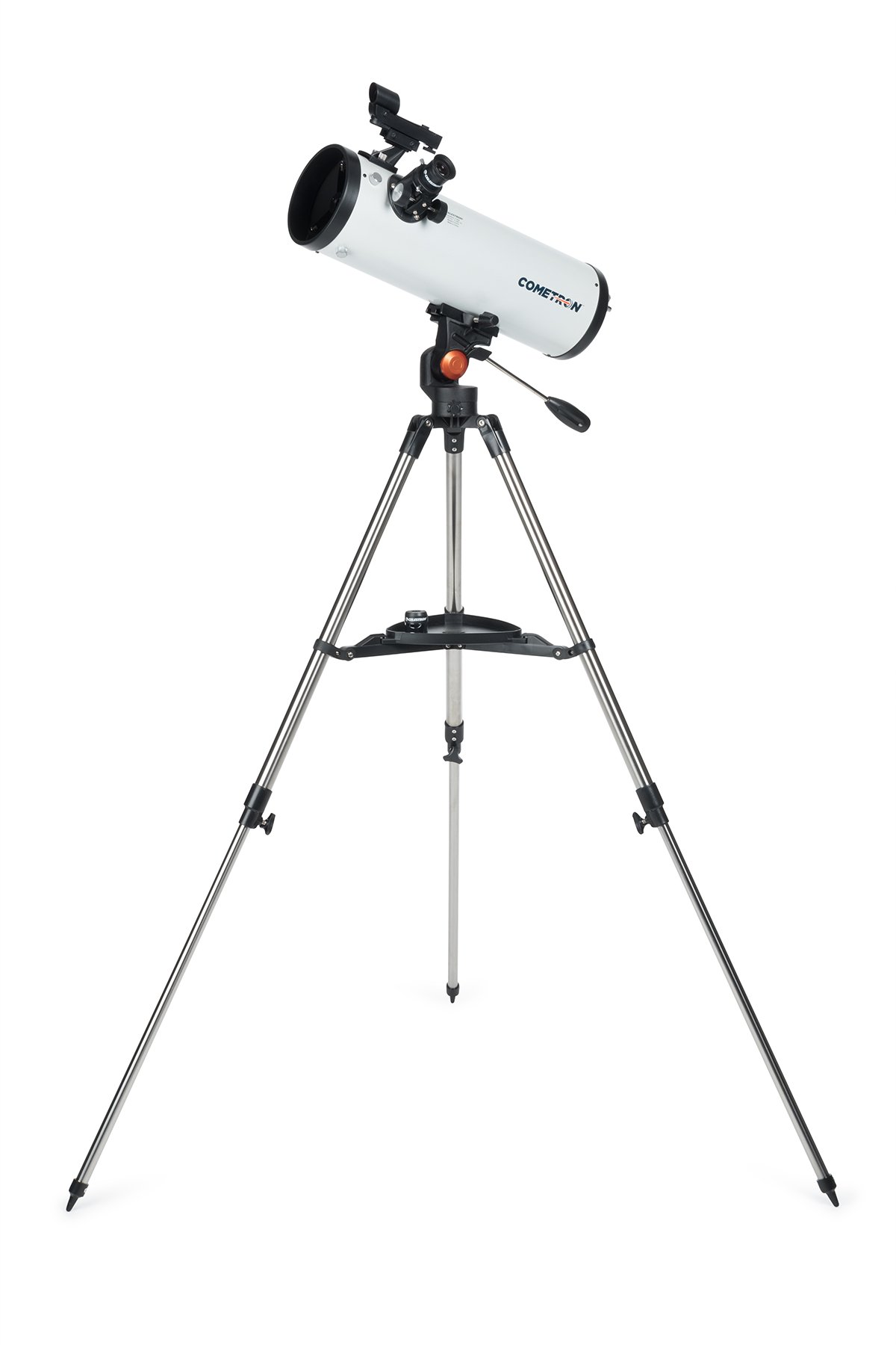 Celestron – Cometron 114mm Newtonian Telescope Newtonian Reflector Telescope with Parabolic Mirror – Alt–azimuth Mount – Ideal Telescope for Beginners – BONUS Astronomy Software Package