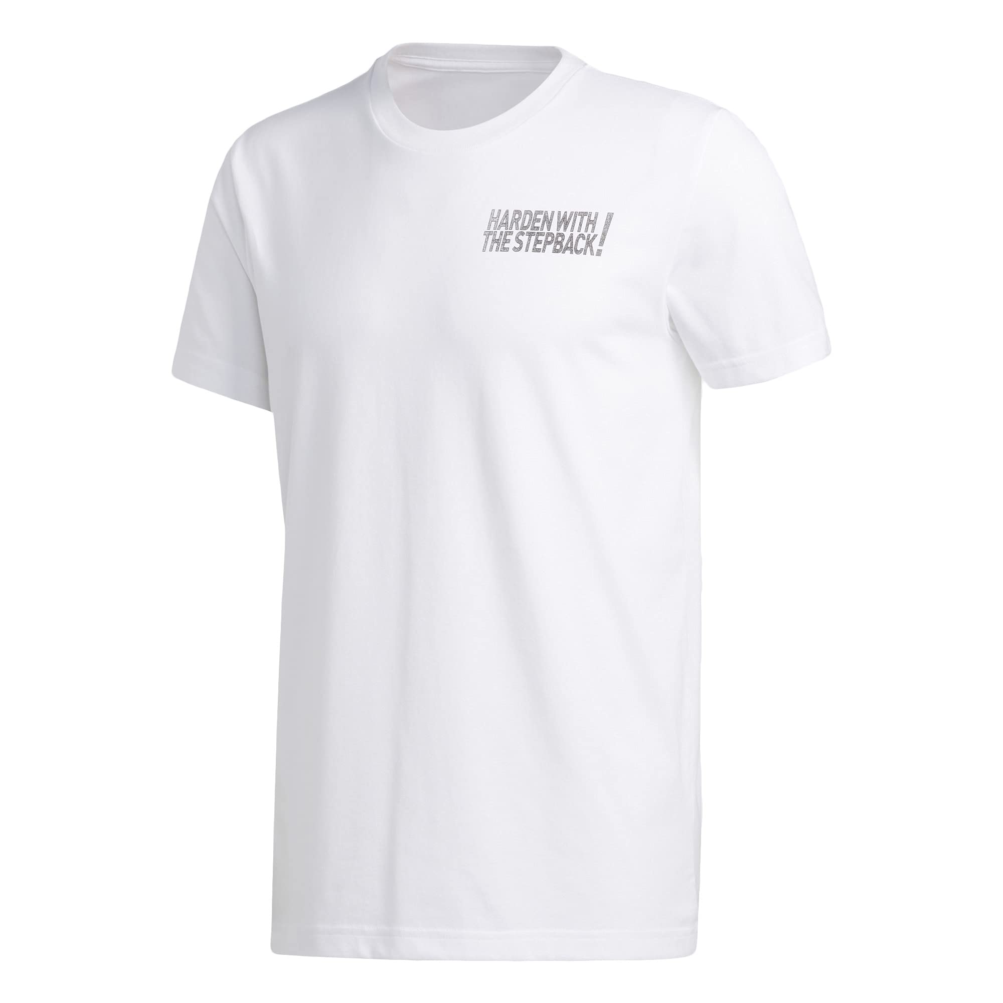 adidas Men's Harden Stepback White Large