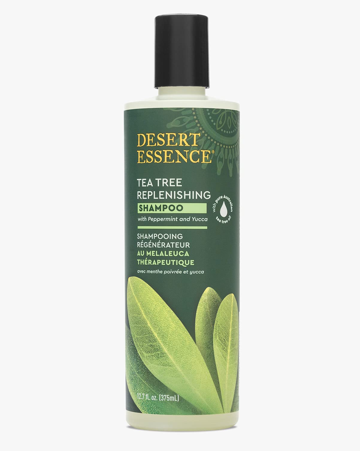 Desert Essence Tea Tree Daily Replenishing Shampoo, 12 Ounce - 6 per case.